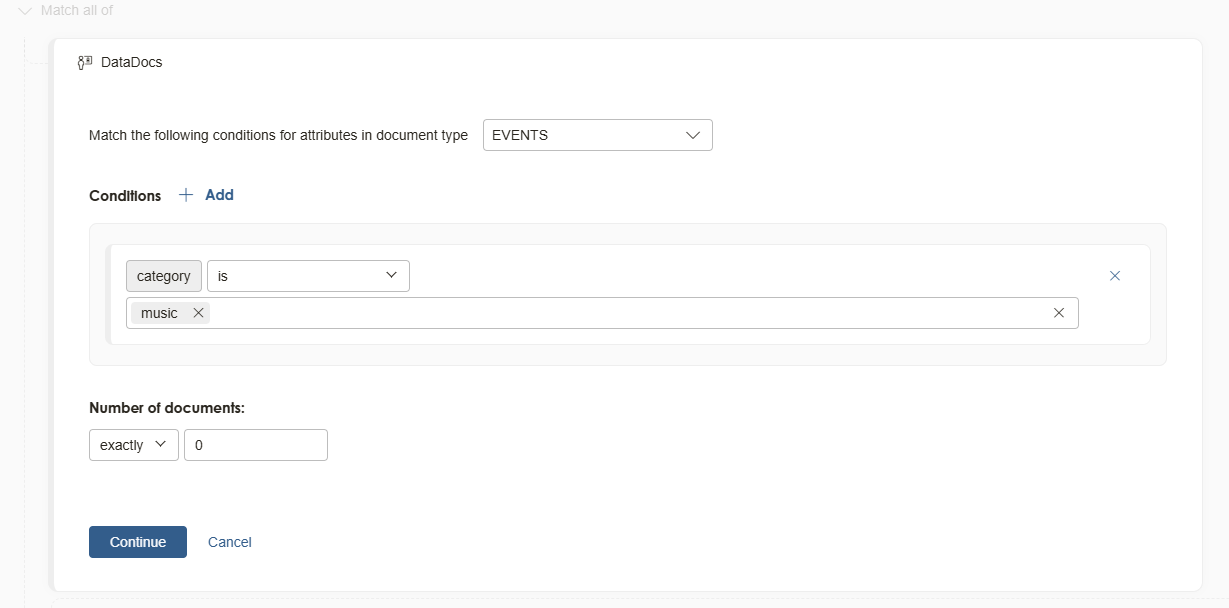 DataDocs segments (New UI) – EXPERTISE